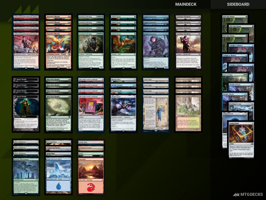 Modern Asmo Food deck by Kawamura Atsuto • MTG DECKS