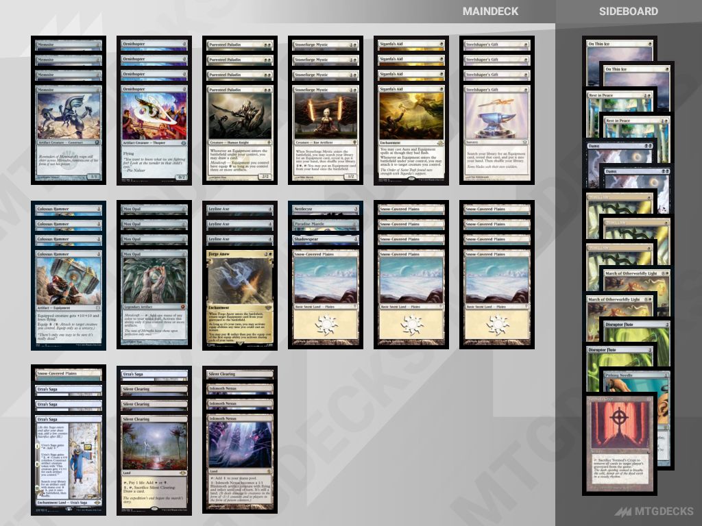 Modern Hammer Time deck by CrusherBotBG • MTG DECKS