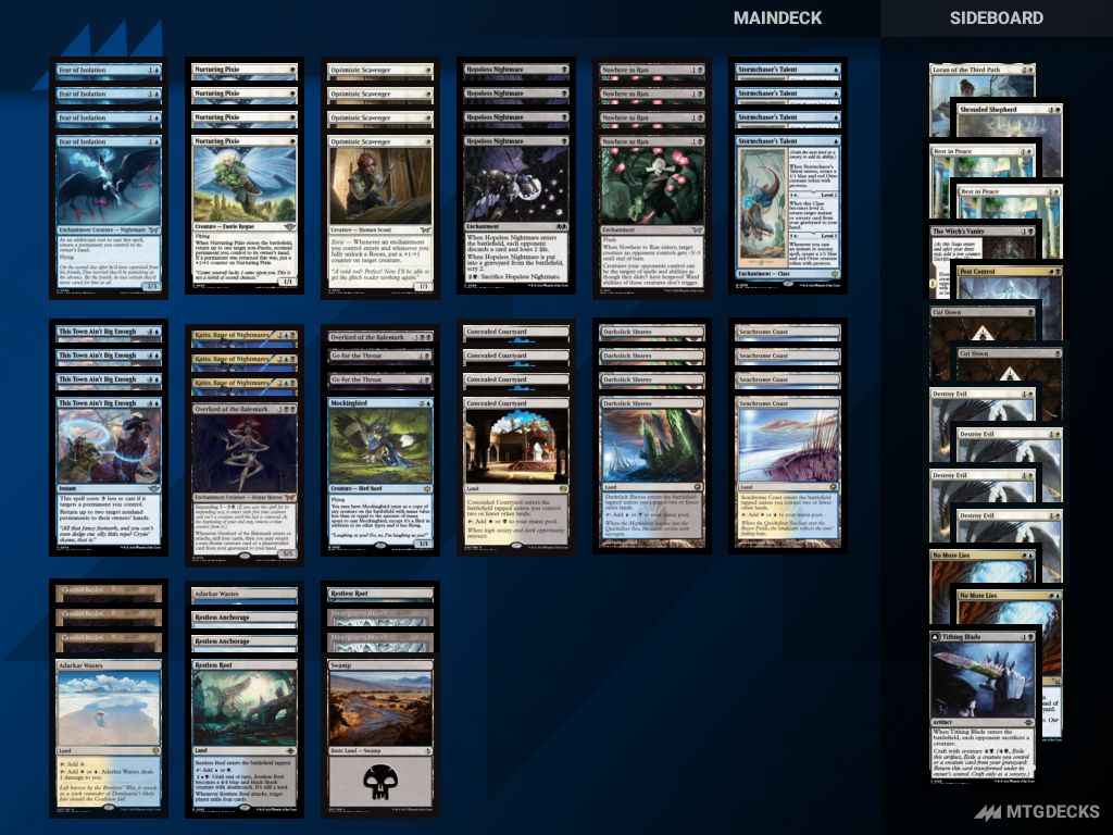 Standard Esper Self-Bounce deck by Robert Taylor • MTG DECKS