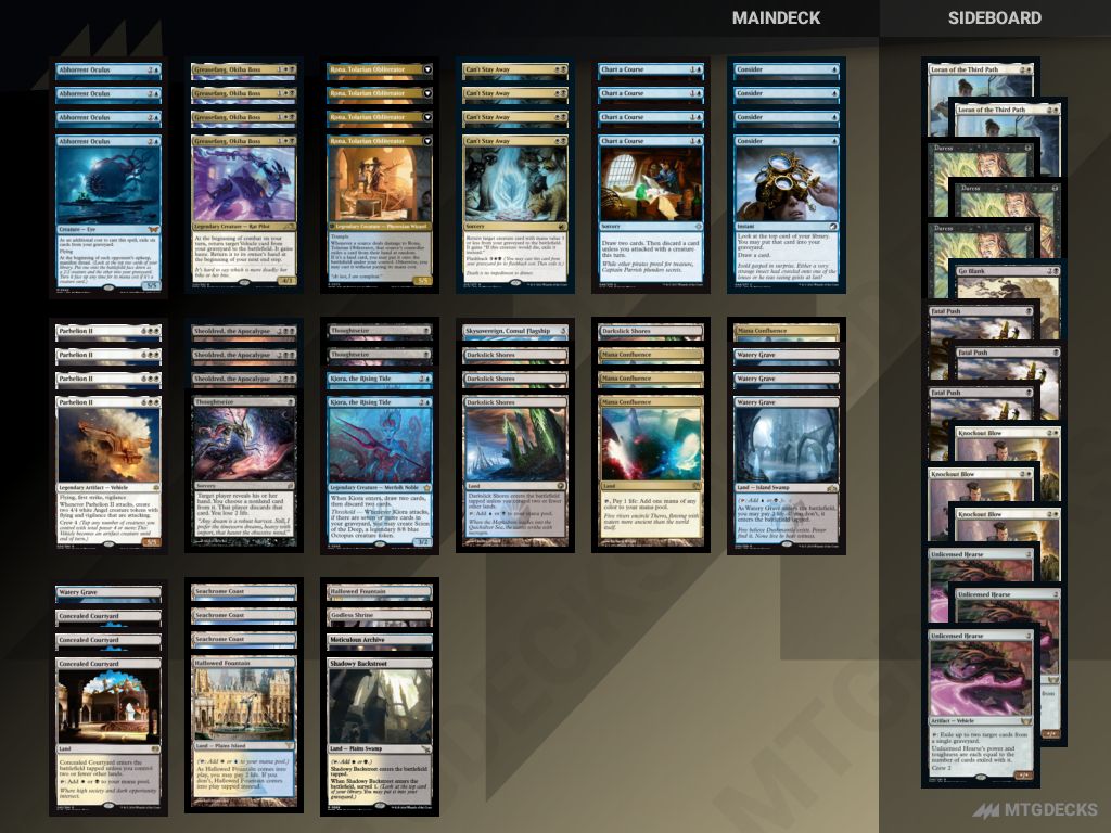 Pioneer Parhelion Shoot deck by Saito Eiji • MTG DECKS