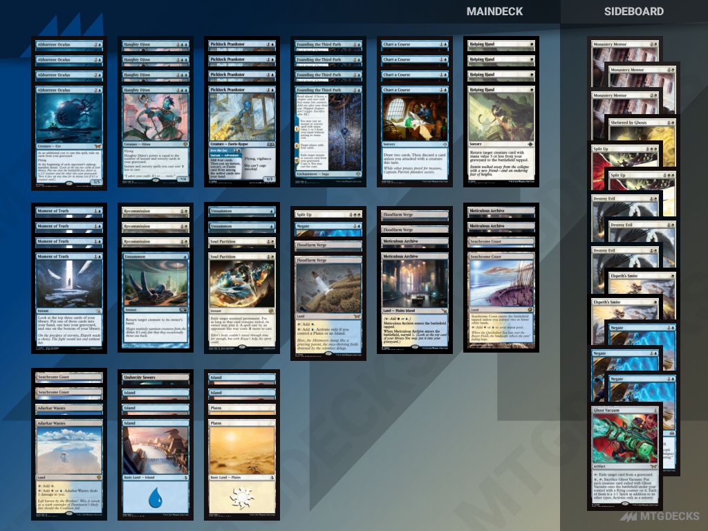 Standard Azorius Tempo deck by Special_Boy • MTG DECKS