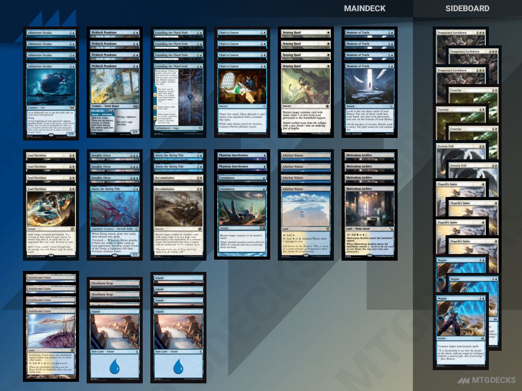 Standard Azorius Tempo deck by Ian Wolf • MTG DECKS
