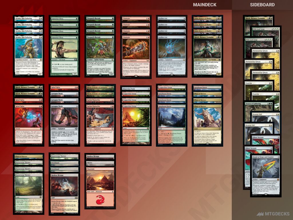 Arena Standard FB Cat Axe Attack! deck by JimDavisMTG • MTG DECKS