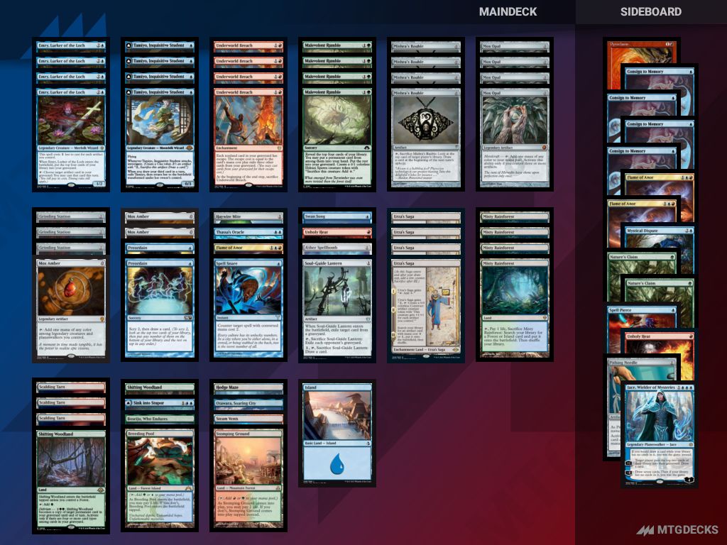 Modern Temur Breach deck by Alexander Rohan • MTG DECKS