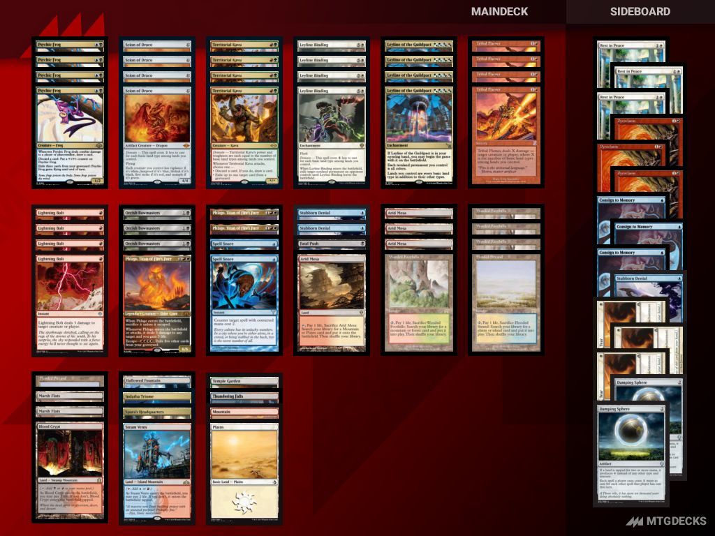 Modern Domain Zoo deck by Léo Chapelle • MTG DECKS