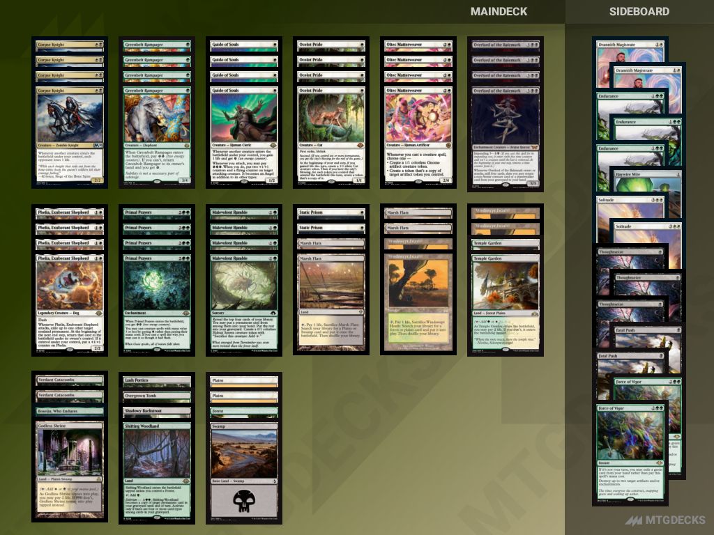 Modern deck deck by dack_fayden07 • MTG DECKS