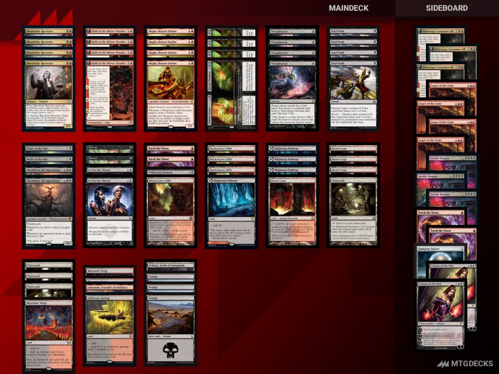 Pioneer Rakdos Demons deck by viashinoperuano • MTG DECKS