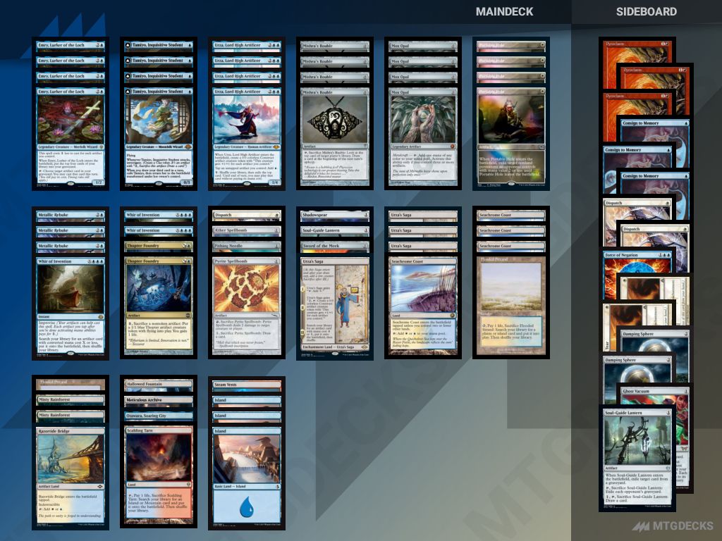Modern Thopter Control deck by Souze6 • MTG DECKS