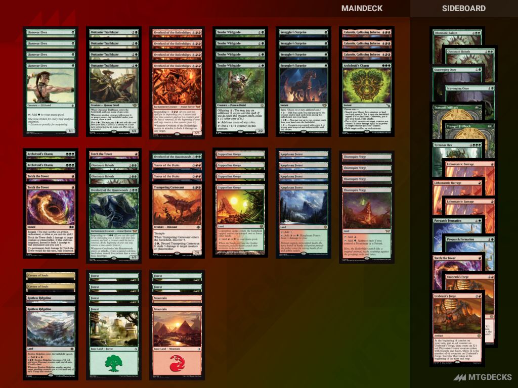 Standard Gruul Surprise deck by PredatorStyle • MTG DECKS