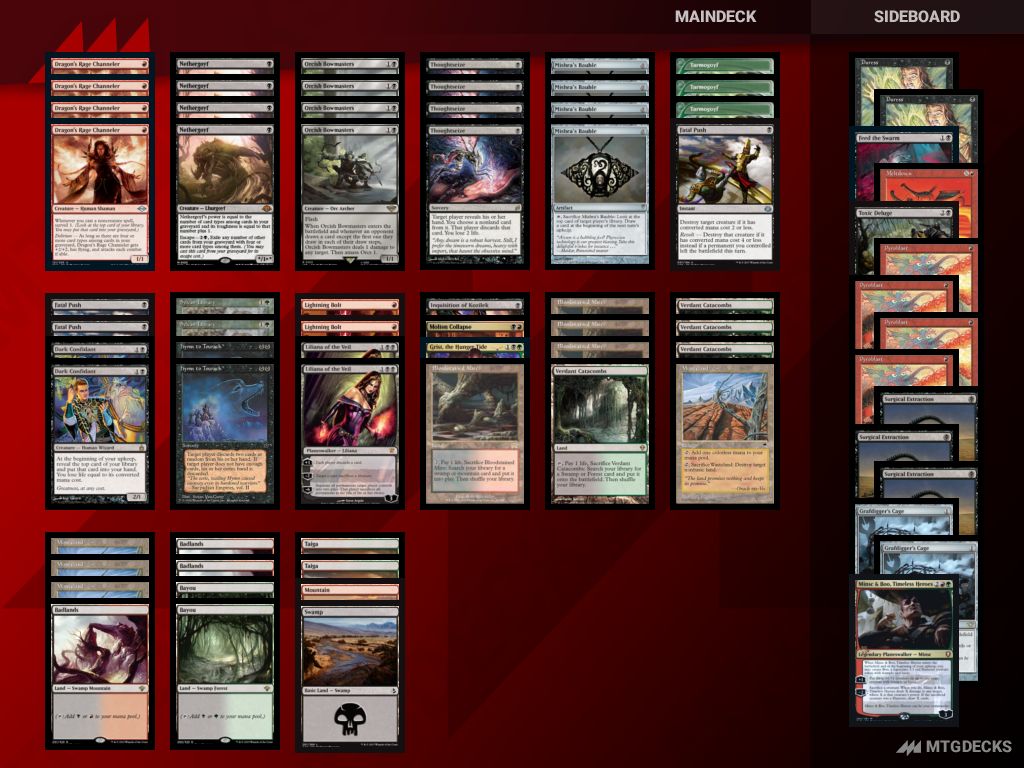 Legacy Jund Midrange deck by Daniel Starr • MTG DECKS