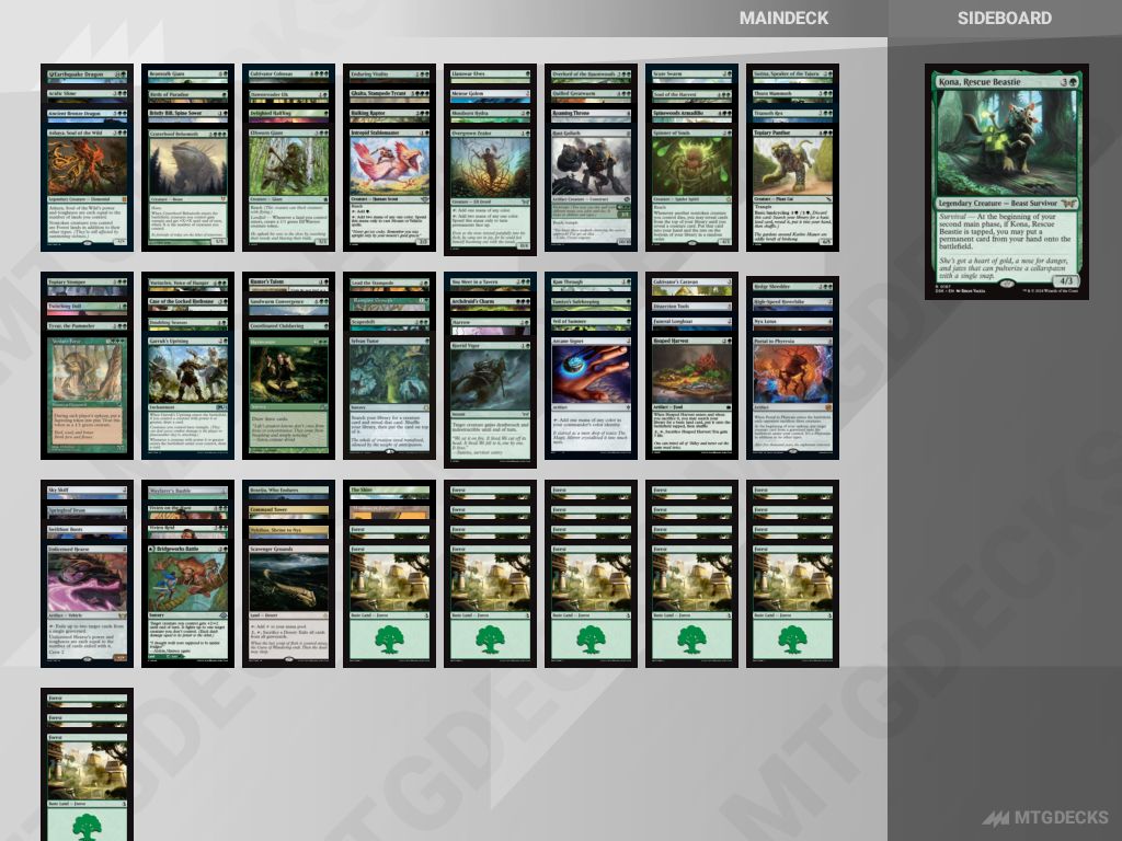 Historic-Brawl Kona, Rescue Beastie deck by MTGA-Assistant-Meta • MTG DECKS