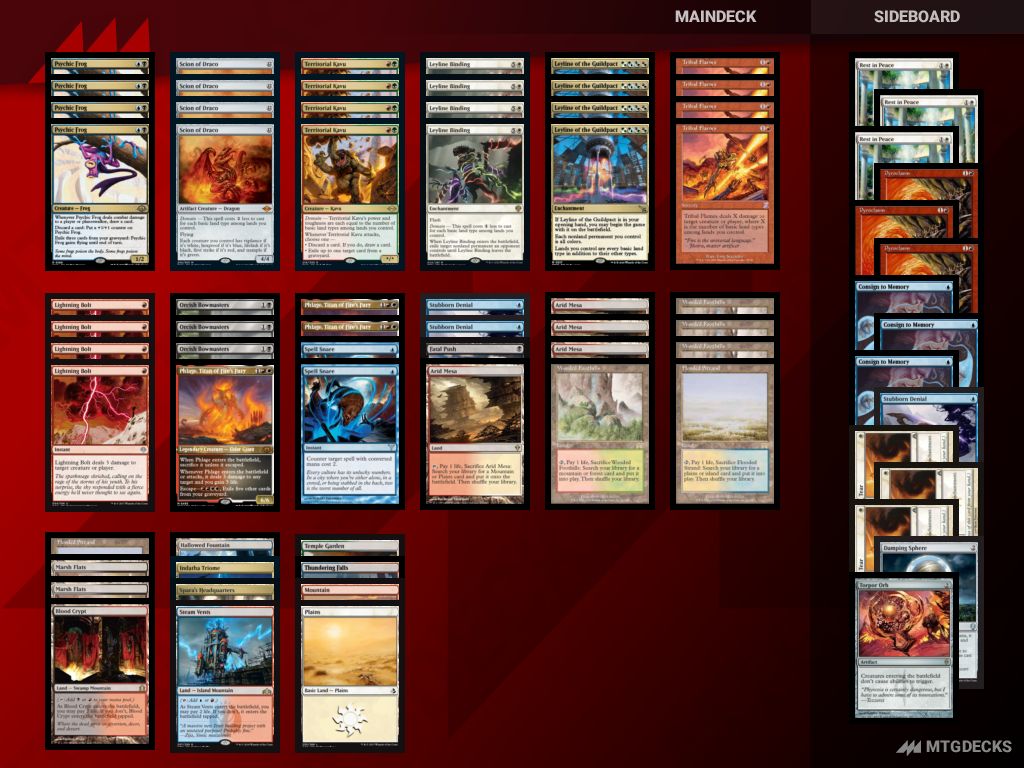 Modern Domain Zoo deck by fosberg • MTG DECKS