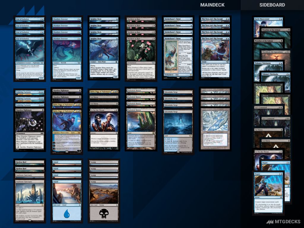 Standard Dimir Faeries deck by Taz Boswell • MTG DECKS