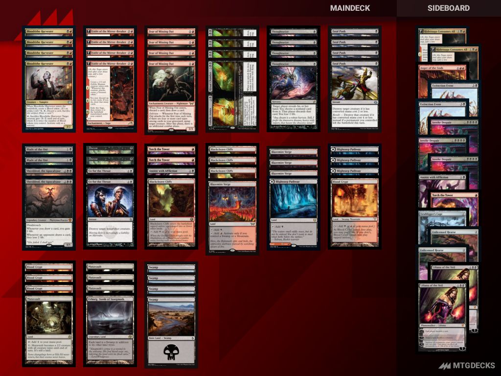 Pioneer Rakdos Demons deck by msskinbolic • MTG DECKS