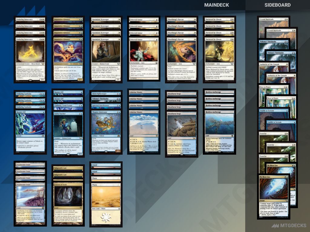 Arena Standard [S] UW ENCH(1) deck by r8rak2 • MTG DECKS