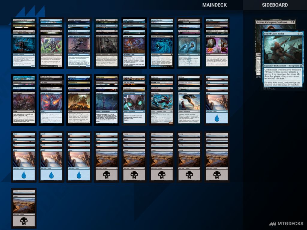 Commander Adventure deck by MissSnow • MTG DECKS