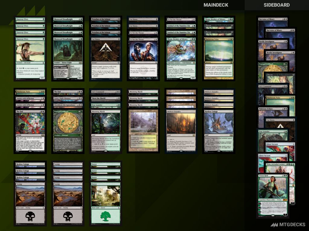 Standard Golgari Midrange deck by Zeta Aldasoro • MTG DECKS