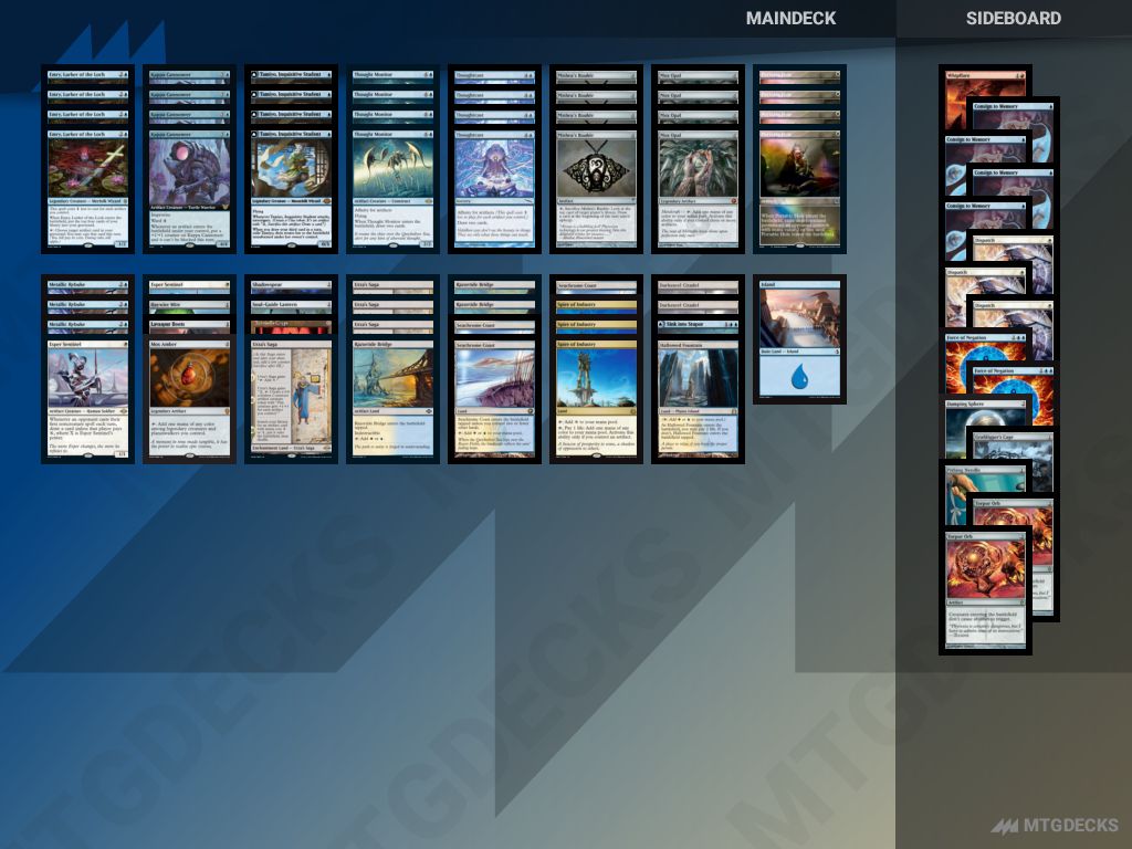 Modern Azorius Affinity deck by Yu Hin Tse • MTG DECKS