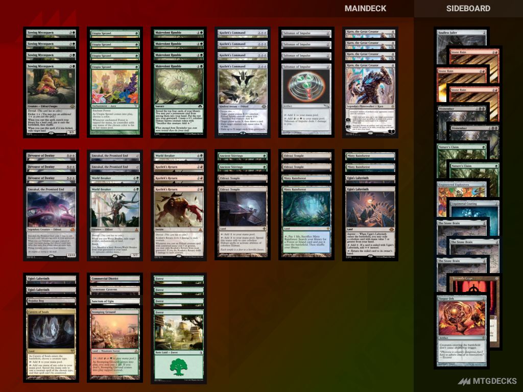 Modern Eldrazi Ramp deck by NozoEli • MTG DECKS