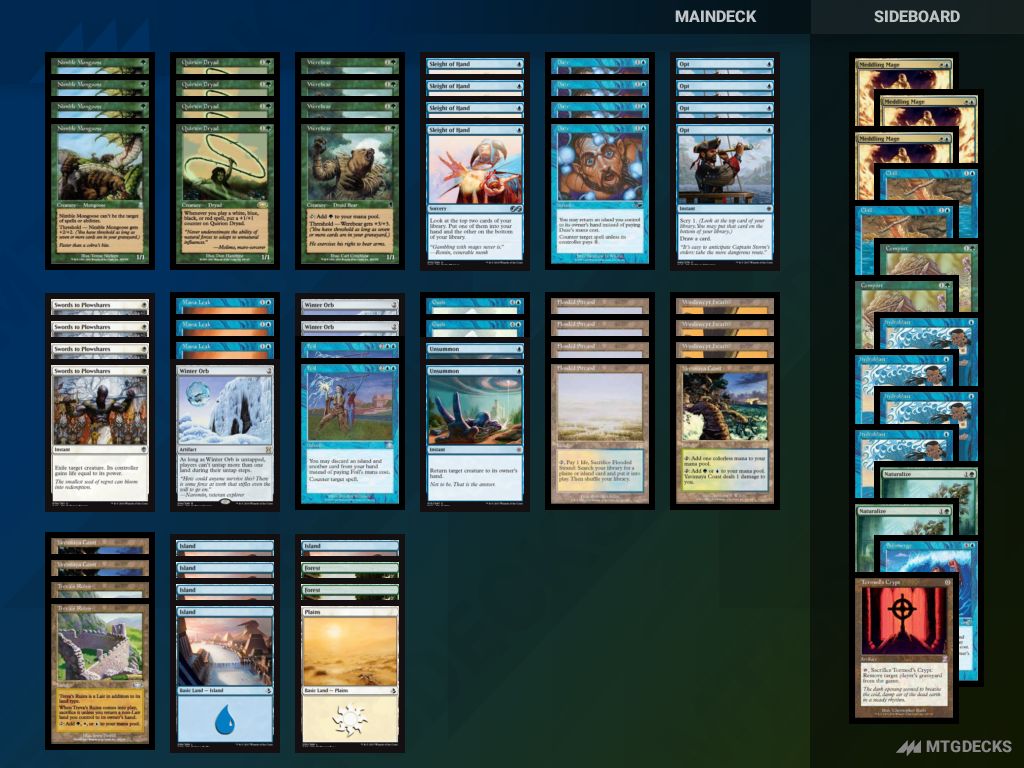 Premodern Threshold deck by Rodrigo Martins • MTG DECKS