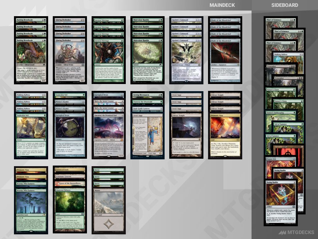Modern Eldrazi Bloodchief Combo deck by Rapgod • MTG DECKS