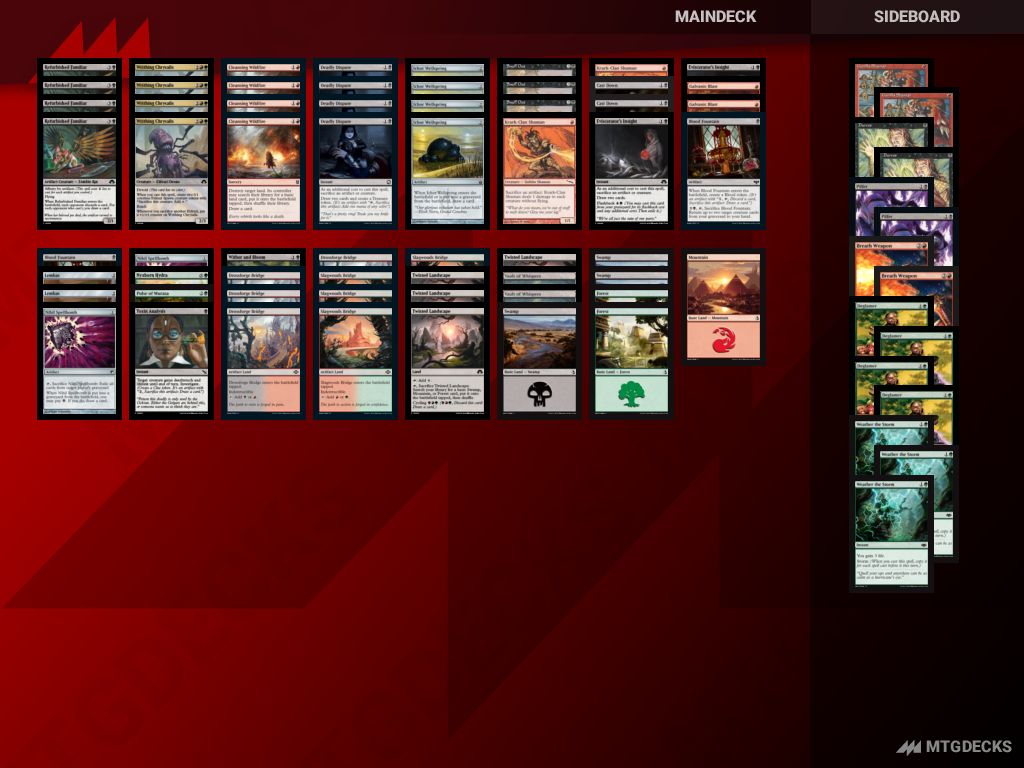 Pauper Monkey Down deck by MOONMOON Willian • MTG DECKS