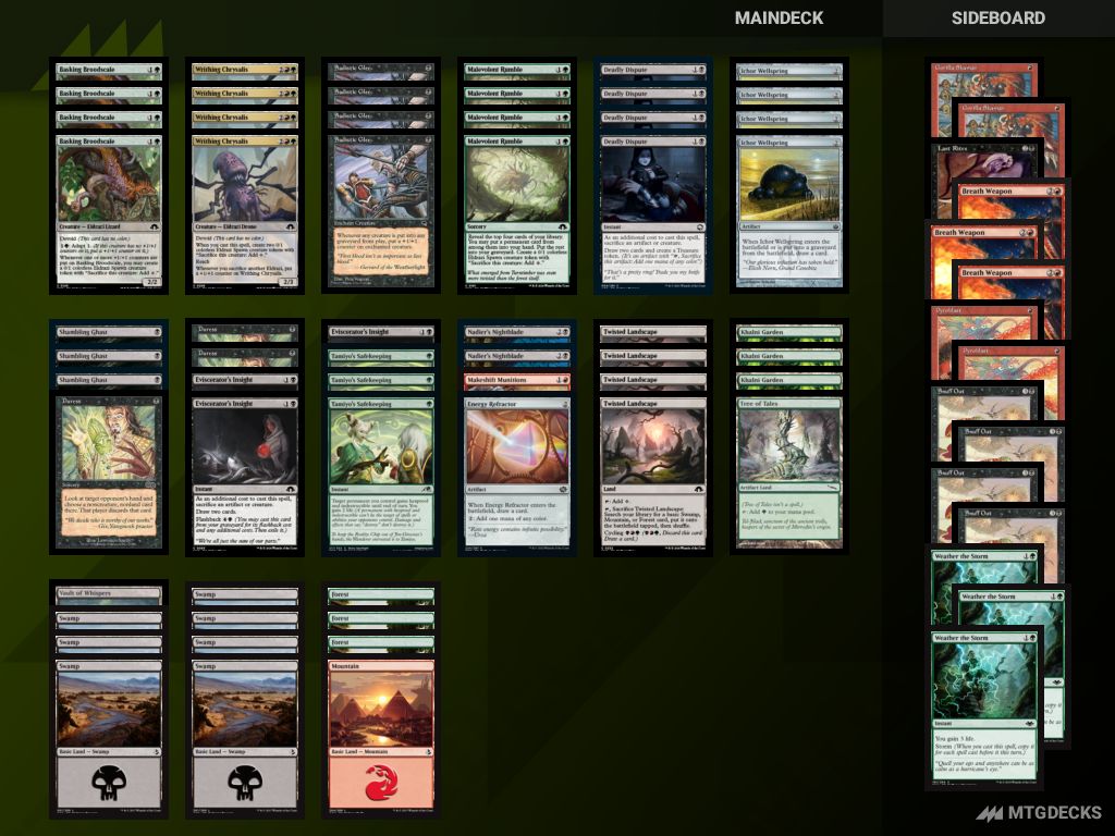 Pauper Jund Broodscale Combo deck by Daniel Mik • MTG DECKS