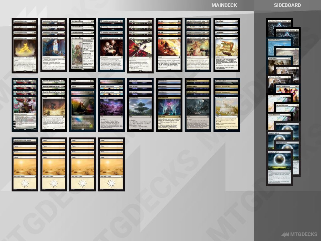 Arena Explorer Mono-White Midrange deck by K OHTA • MTG DECKS