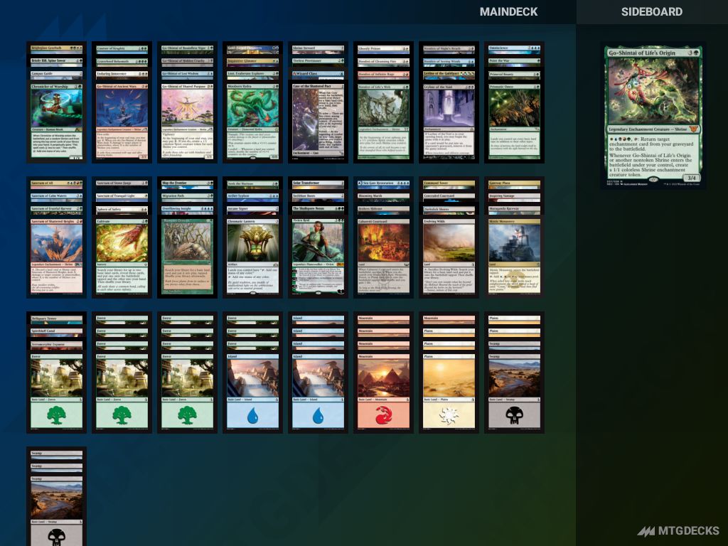 Historic-Brawl Go-Shintai of Life's Origin deck by MTGA-Assistant-Meta ...