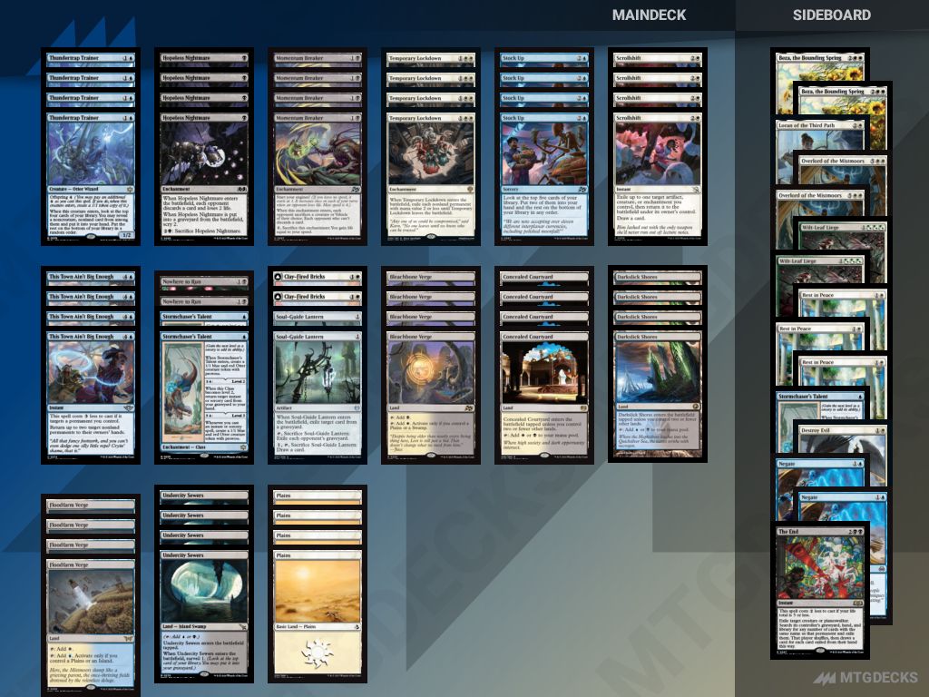 MTG Standard Aetherdrift Esper Enchantments top decks • MTG DECKS