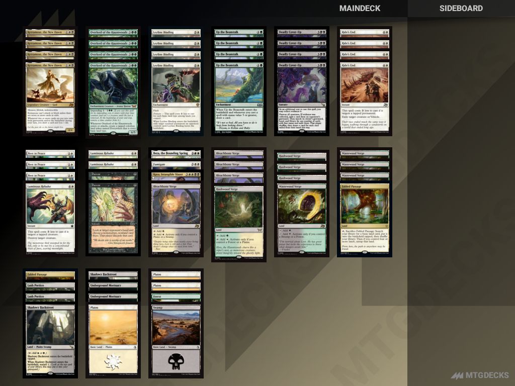 Arena Standard Just Add Beans deck by McFluffy • MTG DECKS