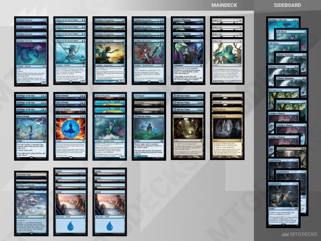 Modern Merfolk deck by DB_Nikachu • MTG DECKS