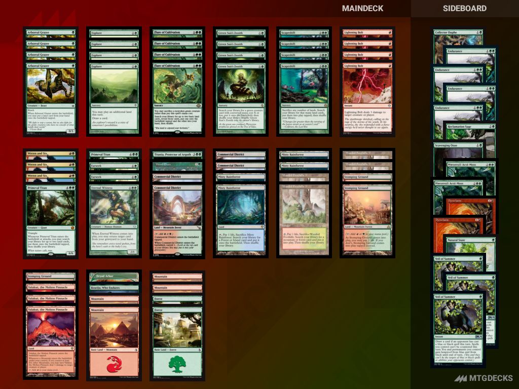 Modern Titan Valakut deck by qbturtle15 • MTG DECKS