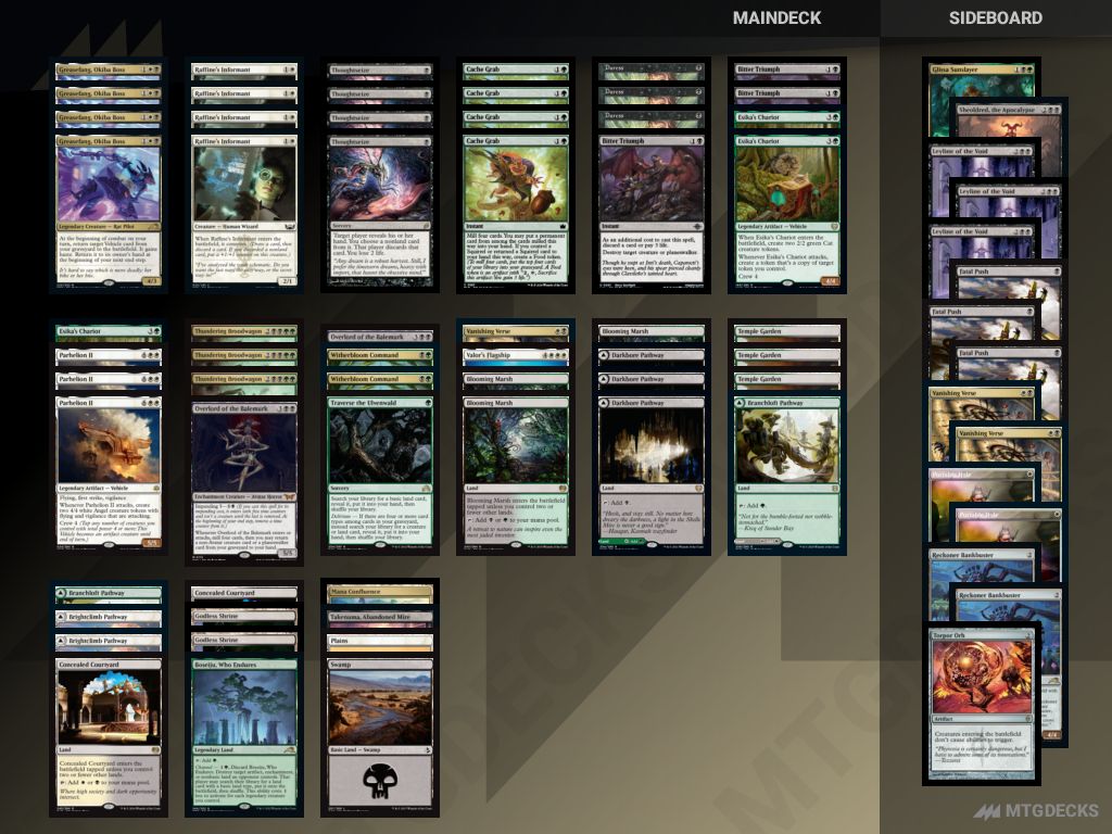 Arena Explorer Abzan Greasefang deck by Wulfram • MTG DECKS
