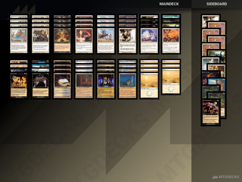 Premodern Clerics deck by Jose Maria Toledo • MTG DECKS