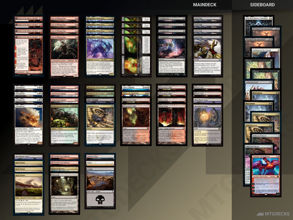 Arena Explorer Mardu Greasefang deck by tenkouryuu • MTG DECKS