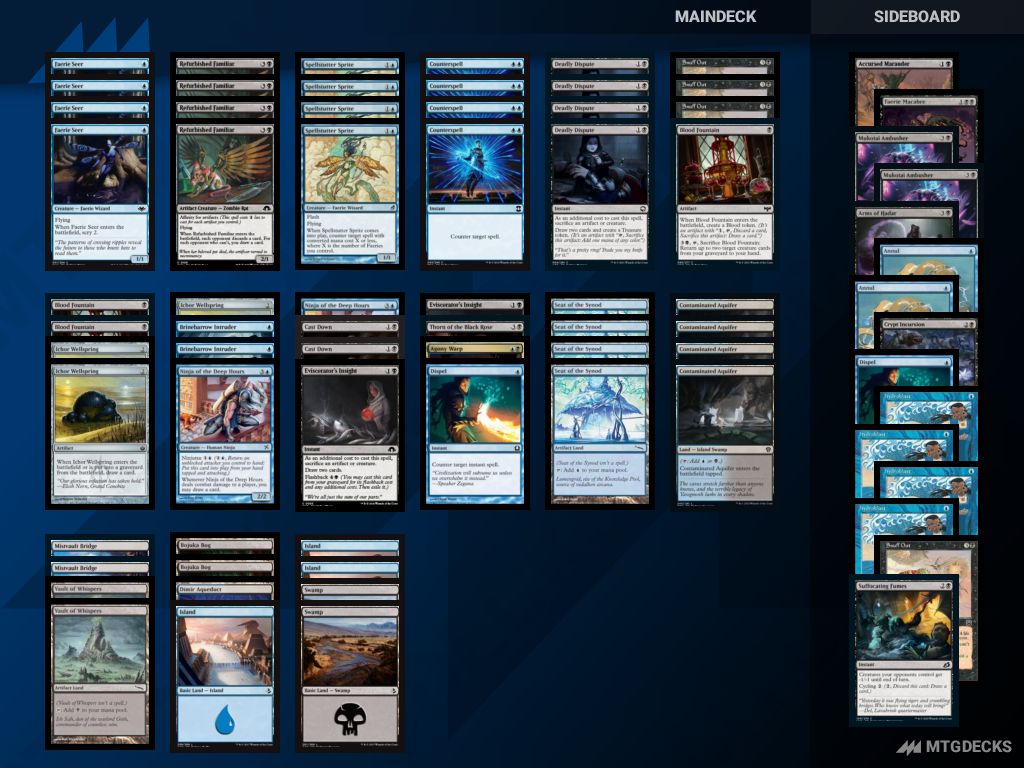 Pauper UB Refurbished deck by Alessio Audizi • MTG DECKS