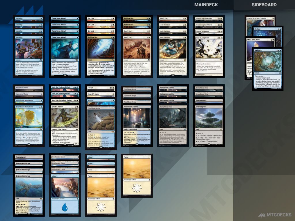 Arena Standard New Mill Upd deck by Sekmastah • MTG DECKS