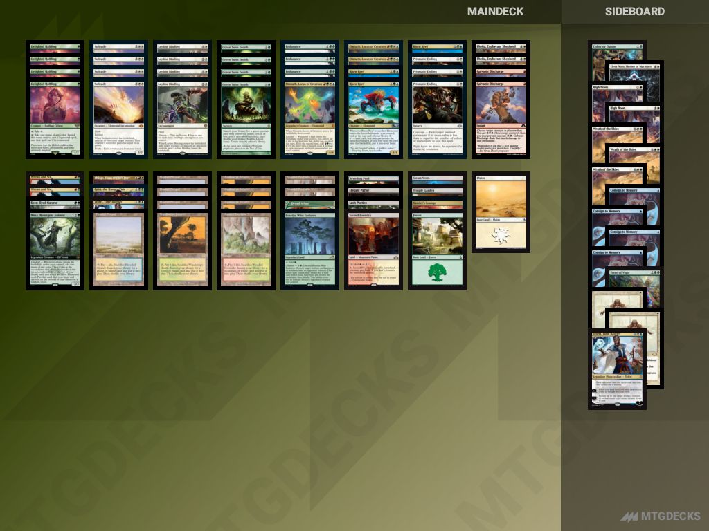 Modern Four-Color Omnath deck by Elliott Low Choy • MTG DECKS