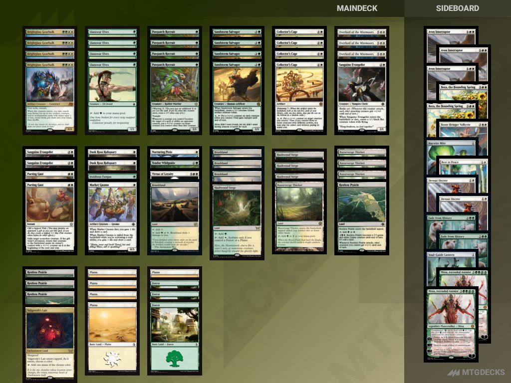 Standard Selesnya Cage deck by Wuerzbert • MTG DECKS