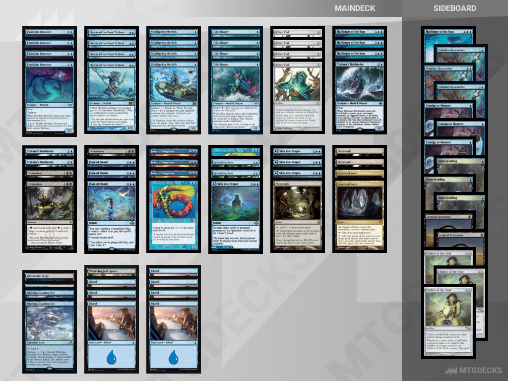 Modern Merfolk deck by Henry Treadway • MTG DECKS