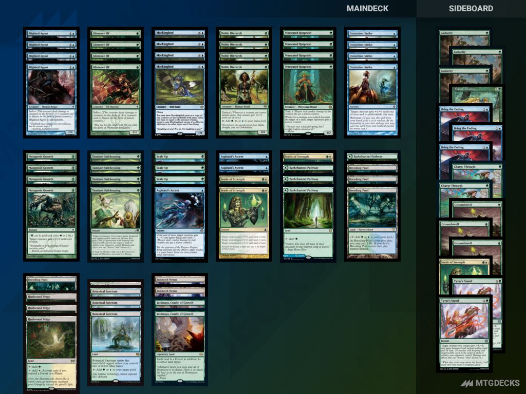 Modern Simic Infect deck by Nickoruss • MTG DECKS