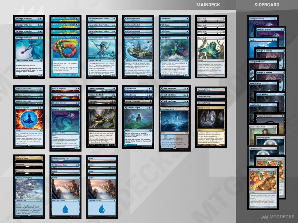 Modern Merfolk deck by Nikolas Lombardi • MTG DECKS
