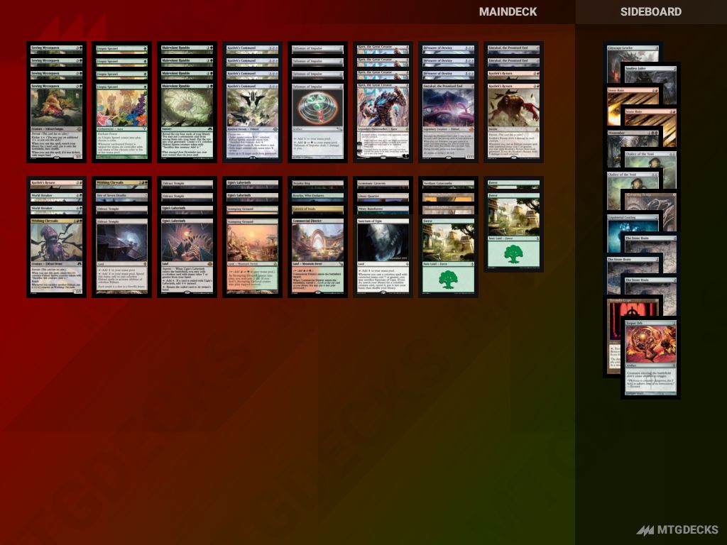 Modern Five-color Ramp deck by Jordan Nodine • MTG DECKS