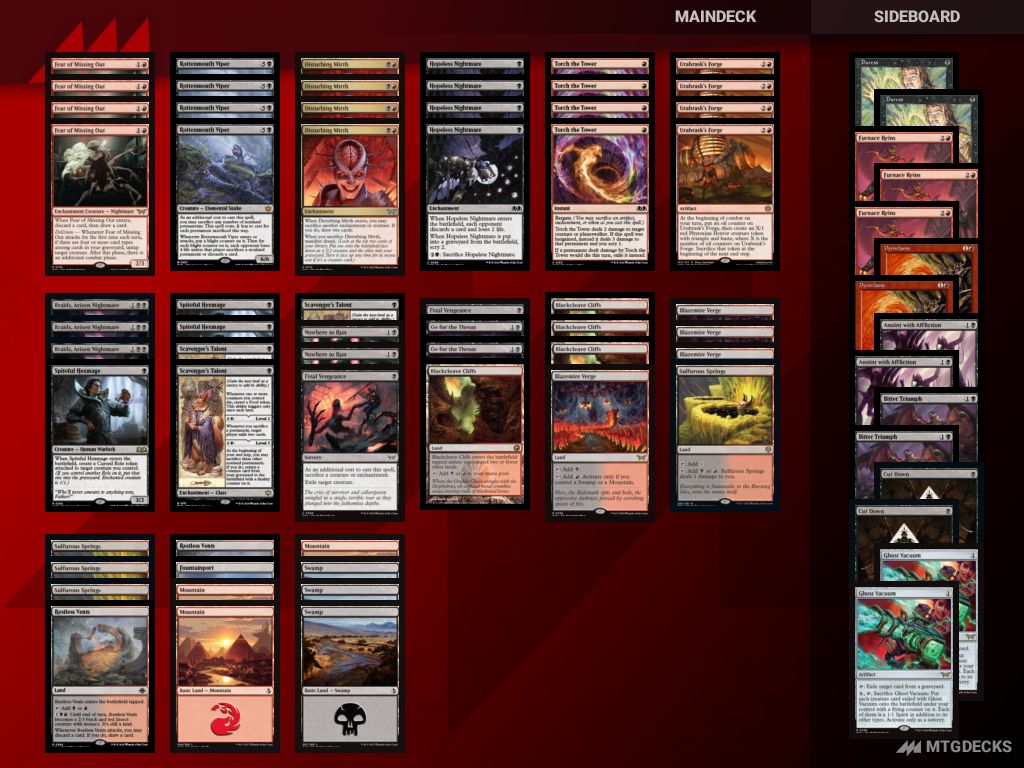 Arena Standard [S] Rakers Sackers deck by astralsflame • MTG DECKS