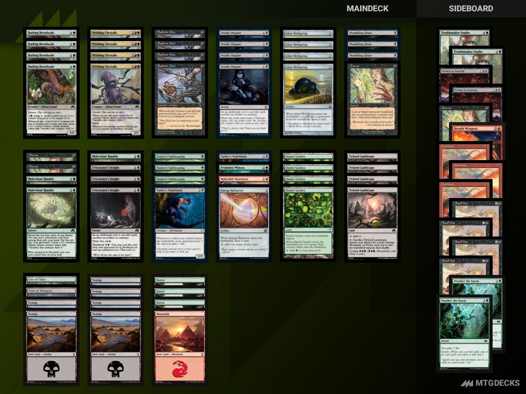 Pauper Broodscale combo deck by Kaneko Yuki • MTG DECKS