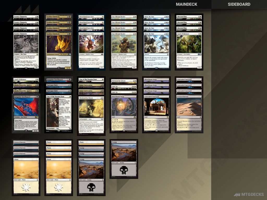 Arena Alchemy Lifegain Drain deck by Bulbasaur • MTG DECKS