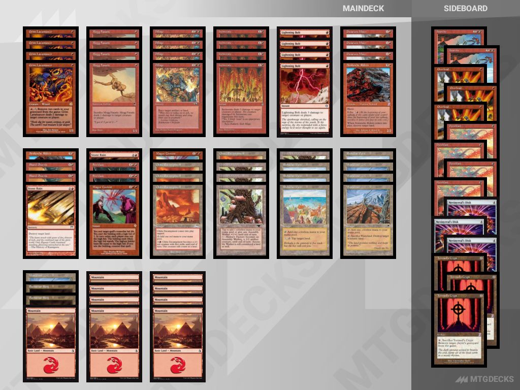 Premodern Ponza deck by Omar Lyt • MTG DECKS