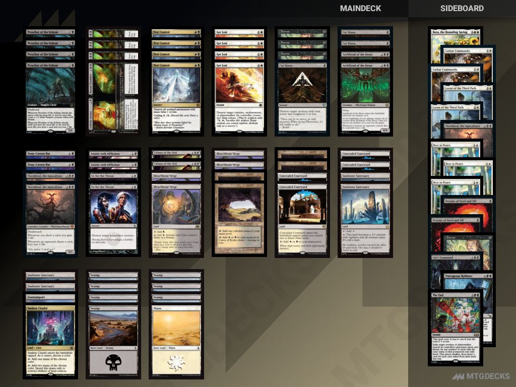 MTG Standard Aetherdrift Orzhov Demons top decks • MTG DECKS