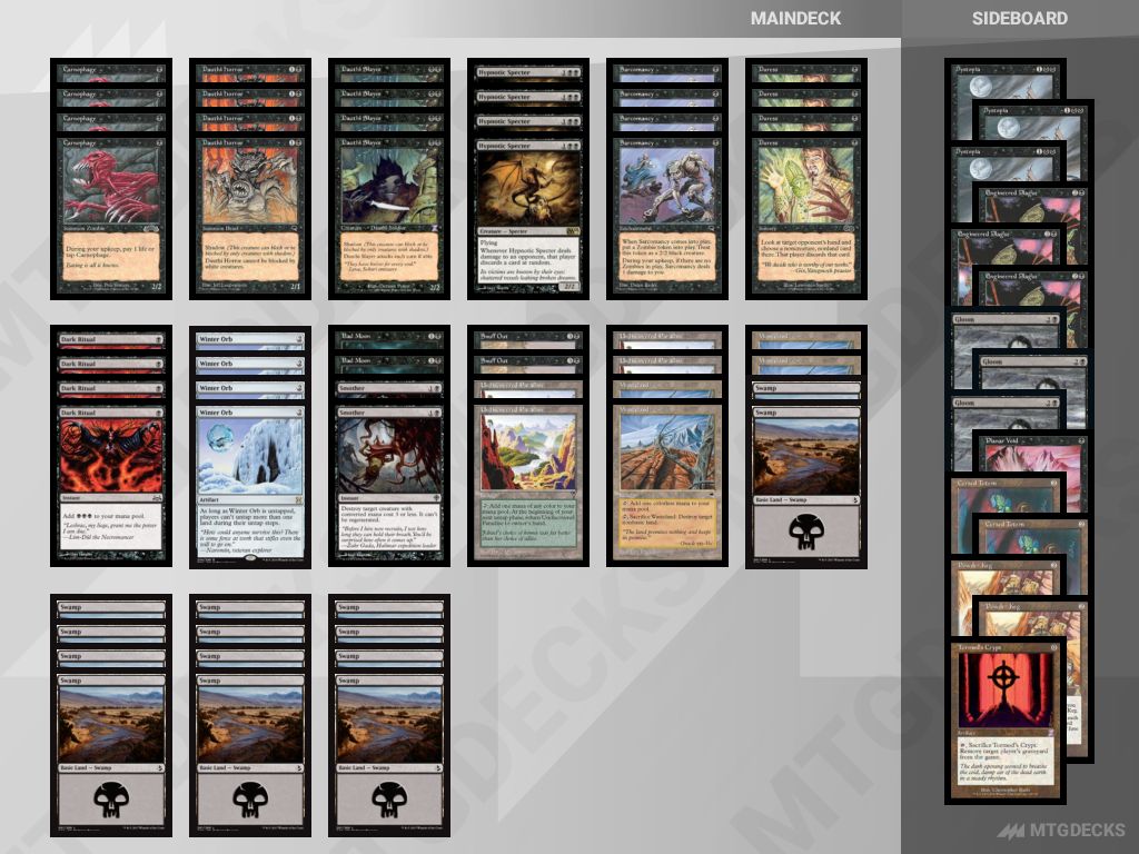 Premodern Pure Suicide deck by Robert Kienast • MTG DECKS